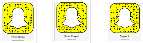 Snapchat : les médias français ont débarqué ! Voici leurs snapcodes ...